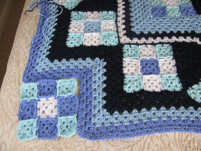 Ravelry: jentoo1's Blue Star Afghan
