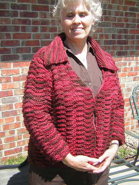Ravelry: Two-Tone Wooly Jacket pattern by Ann E. Smith