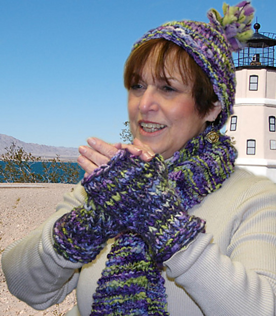 Ravelry: Quick Knit Hat Scarf and Mitts pattern by Ivy Brambles