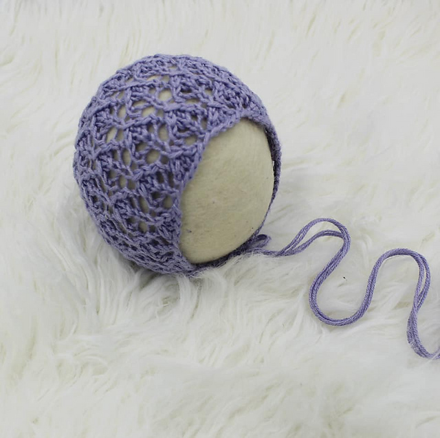 Ravelry: Tudor Lace Bonnet pattern by Jessica Ays