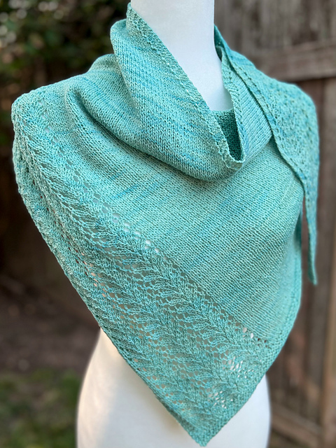Ravelry: Sea Glass Memories Shawl pattern by Jessica Ays
