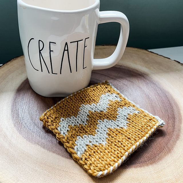 Ravelry: Chevron Charm Coaster pattern by Jessica Ays