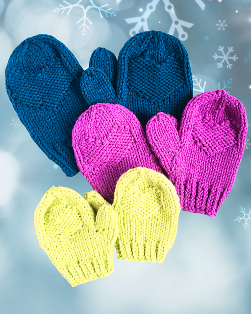 Ravelry: Hidden Love Mittens pattern by Snickerdoodle Knits