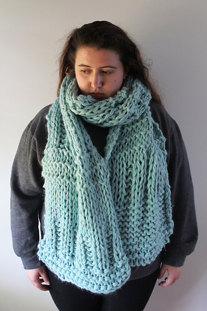Ravelry: Ice Blue Scarf pattern by Jessica Jade Harlow (Knits by ...