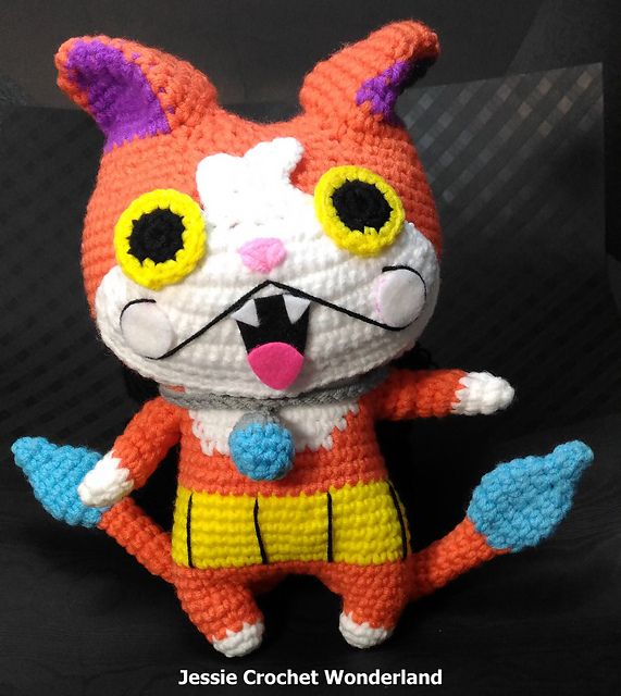 Ravelry: Jibanyan @ Yo Kai Watch pattern by Jessie Lin