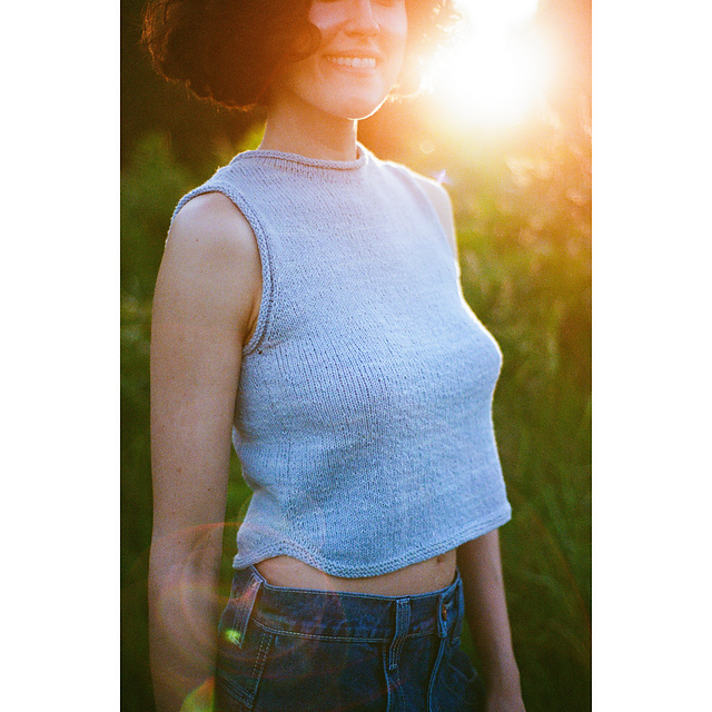 Ravelry: Rolled Edge Tank pattern by Jessie Maed Designs