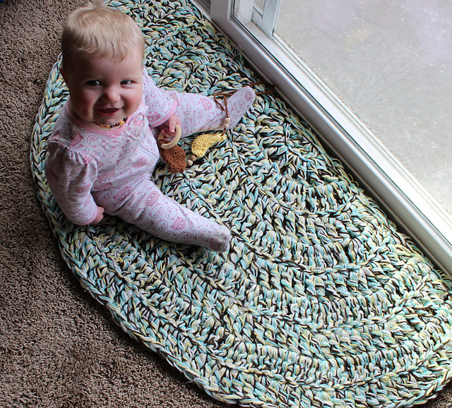 Ravelry: Quick & Easy Half Circle Rug pattern by Jessy Spencer