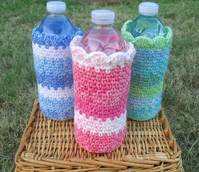 Ravelry: Water Bottle Cozy pattern by the Jewell's Handmades