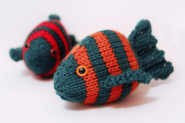 Ravelry: Striped Fish pattern by Netta's Knits