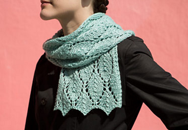 Ravelry: Falling Leaves Lace Scarf pattern by Debbie Stoller