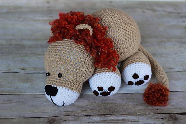 Ravelry: Stuffed Lion pattern by Jamie Gray
