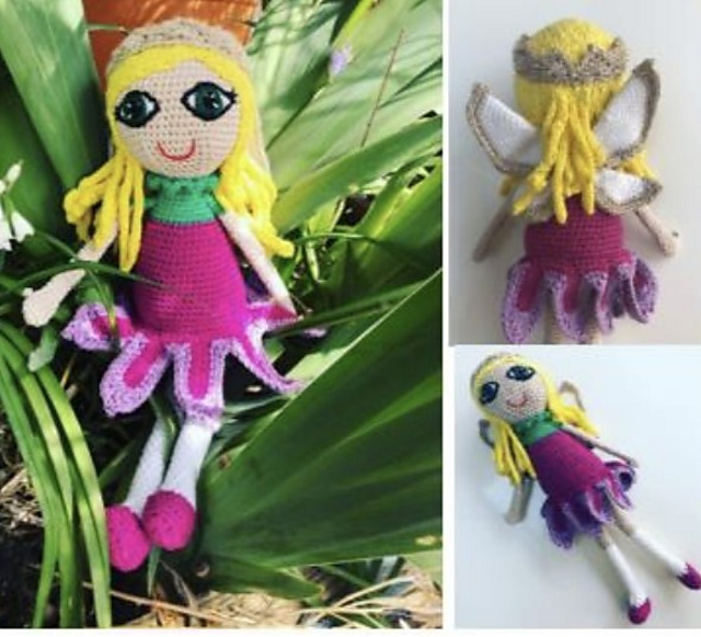 Ravelry: Amigurumi Fairy Doll pattern by Lila - Rose