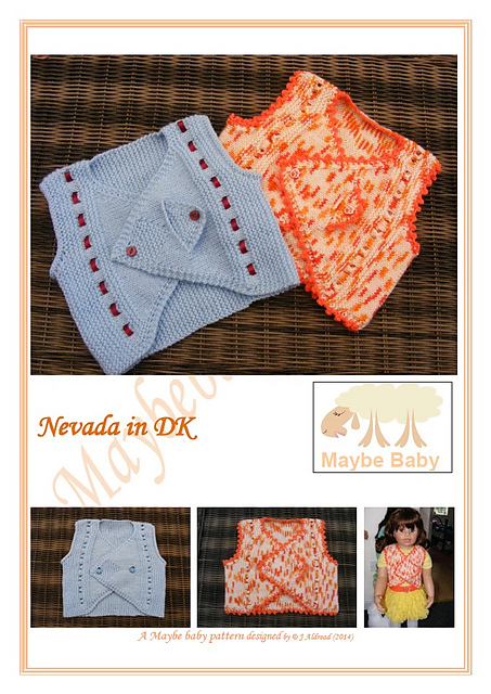Ravelry: Nevada Vest Top pattern by maybebaby designs