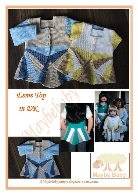 Ravelry: Esme Top pattern by maybebaby designs