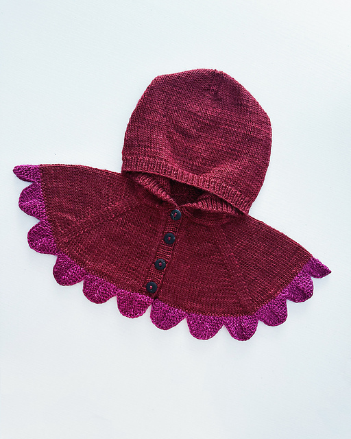 Ravelry: Scallop Capelet pattern by JI LUO