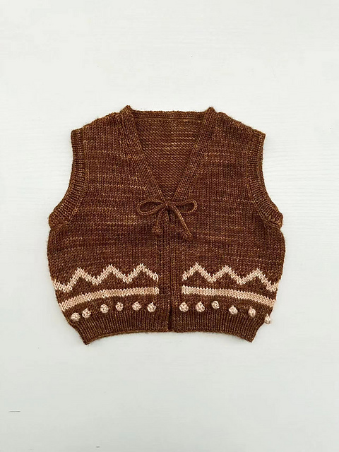 Ravelry: Zigzag vest pattern by JI LUO