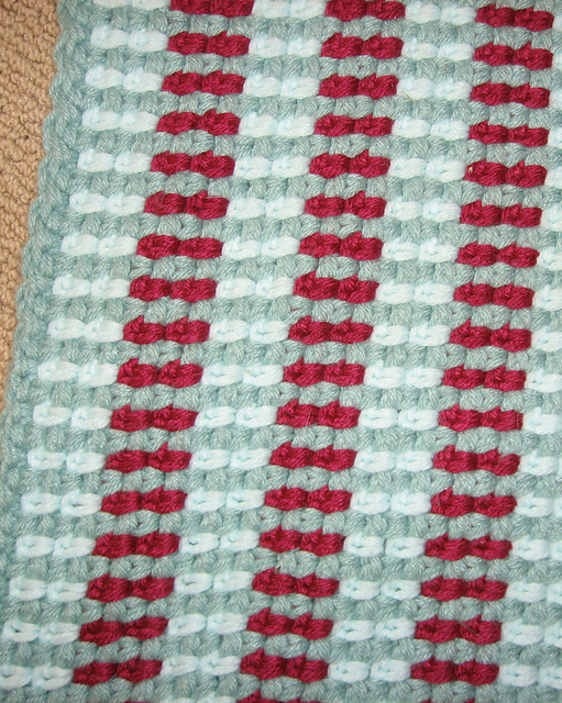 Ravelry: Broken Stripes Rug pattern by Anne Halliday