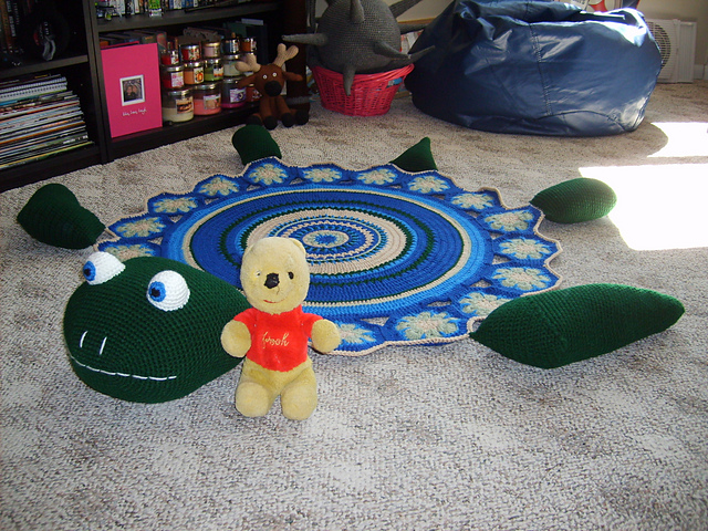 Ravelry: jld2247's Sea Turtle Rug