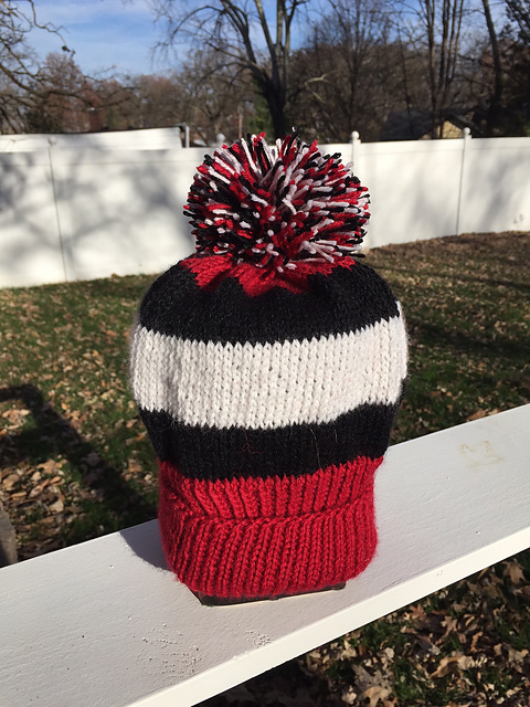 Ravelry: Wisconsin Badger Hat pattern by Joan Lybarger