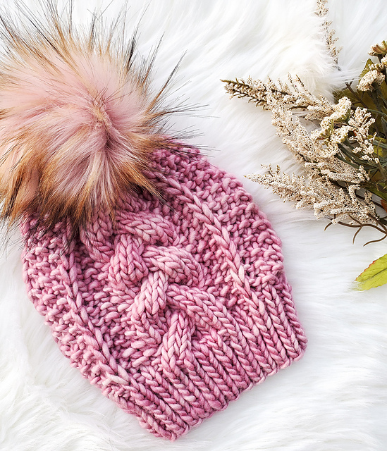 Ravelry: The Bulky Braided Beanie pattern by Jessica Bodner