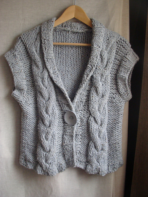 Ravelry: Design K - Cabled Waistcoat Vest pattern by Sirdar