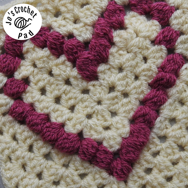 Ravelry: Bobble Heart Motif pattern by Jo Jones