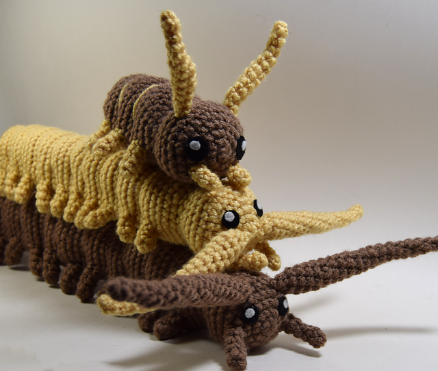 Ravelry: Centipede Family pattern by Jody Rhodenizer