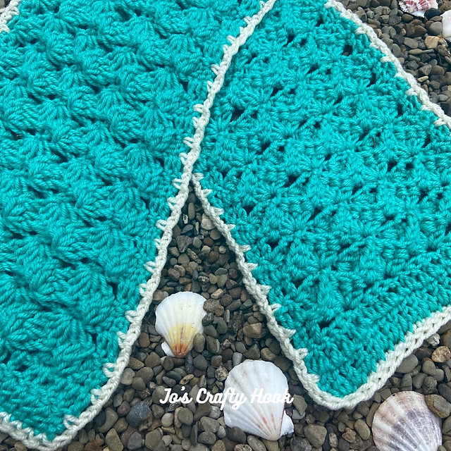 Ravelry: Oyster Shell Scarf pattern by Jo's Crafty Hook