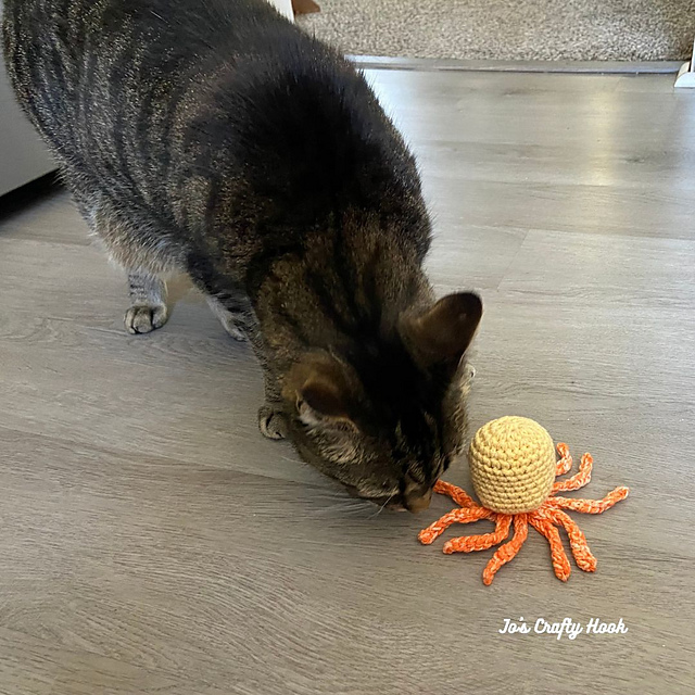 Ravelry: Squid Cat Toy pattern by Jo's Crafty Hook