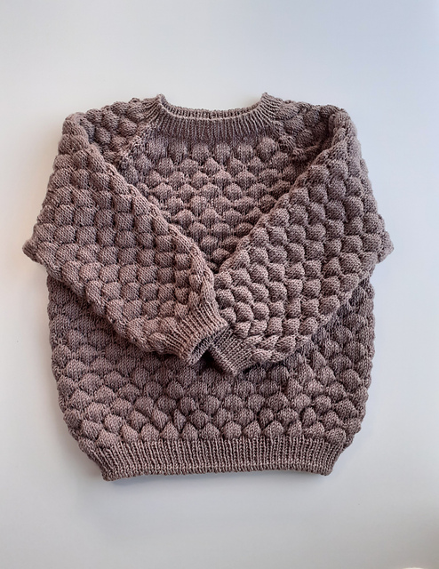 Ravelry: Aron's bobble sweater pattern by Johanna Paasila
