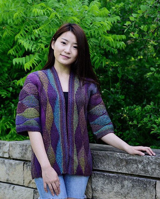 Ravelry: Leaf Collection #10 - Kimono in Rhythm pattern by Lijuan Jing