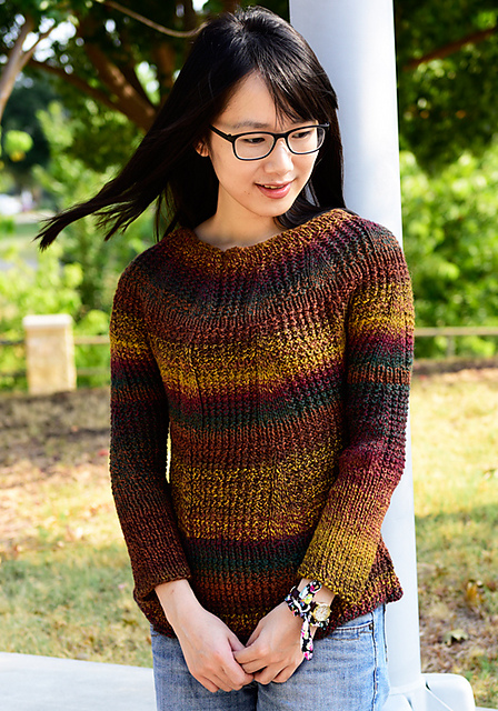 Ravelry: Broken Rib Sweater pattern by Lijuan Jing