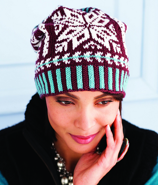 Ravelry: Nordic Snowflake Tuque pattern by Cheryl Murray