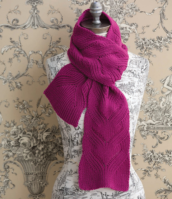 Ravelry: Mock Cable Scarf pattern by Holli Yeoh