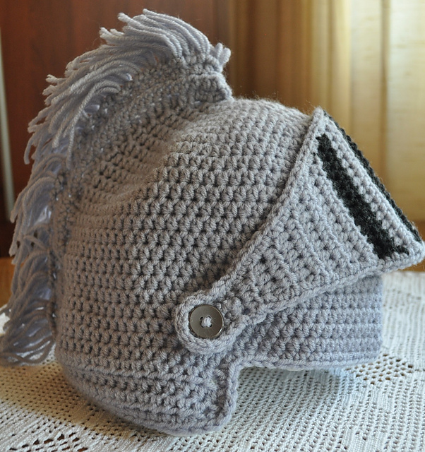 Ravelry: Helmet for a knight pattern by Jolanta Meresinska