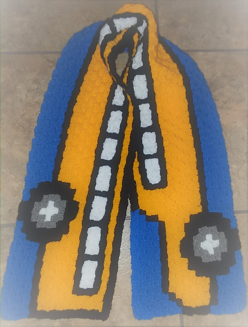 Ravelry: School Bus Scarf pattern by Kim Latshaw