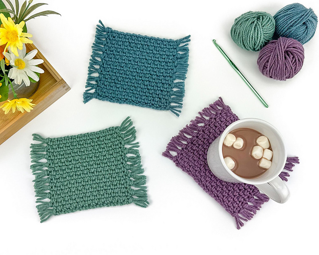 Ravelry: Easy Mug Rug pattern by Jo Edwards