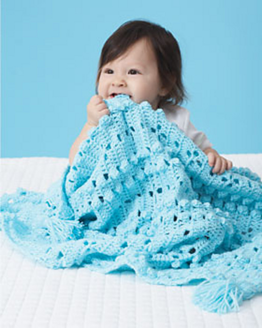 Ravelry: Textured Grid Baby Blanket pattern by Bernat Design Studio