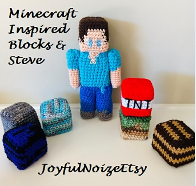 Ravelry: Minecraft Inspired Block Steve pattern by Catherine Hansen