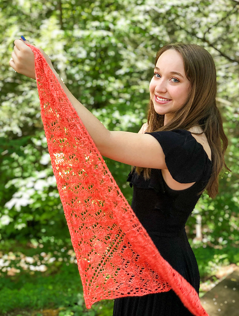 Ravelry: Grotto Shawlette pattern by Jennifer Myrick