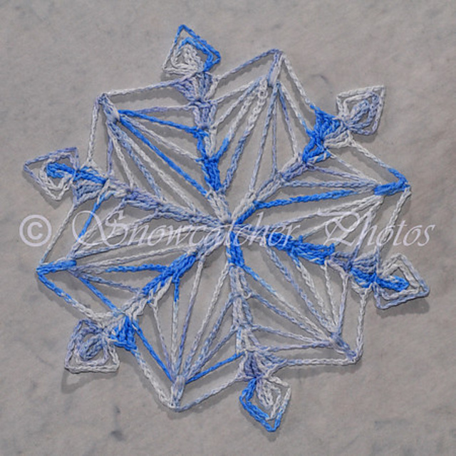 Ravelry: Cast Off snowflake pattern by Deborah Atkinson