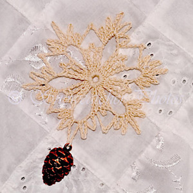 Ravelry: Charmed Snowflake pattern by Deborah Atkinson