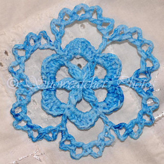 Ravelry: D-Stitch Snowflake pattern by Deborah Atkinson