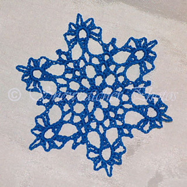 Ravelry: Turquoise Snowflake pattern by Deborah Atkinson