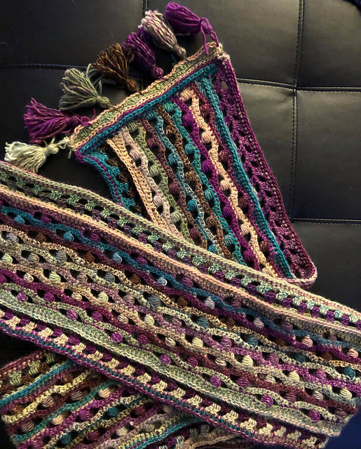 Ravelry: Jeweled Waves Scarf pattern by Jo McCahen Schaefer