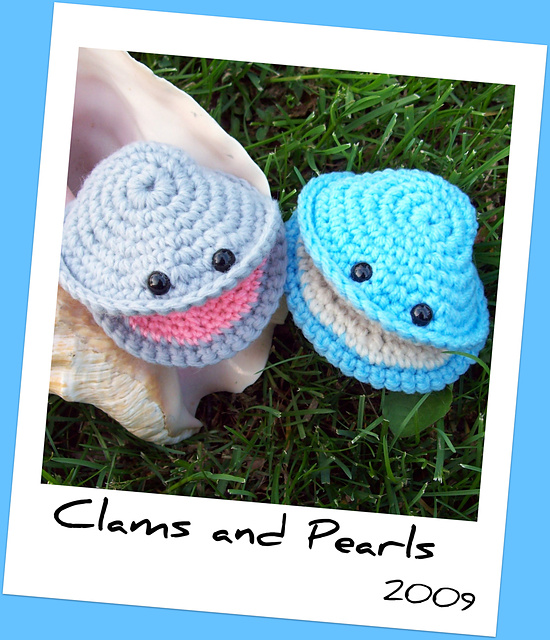 Ravelry: Crochet Clam and Pearl pattern by Janet Spirik