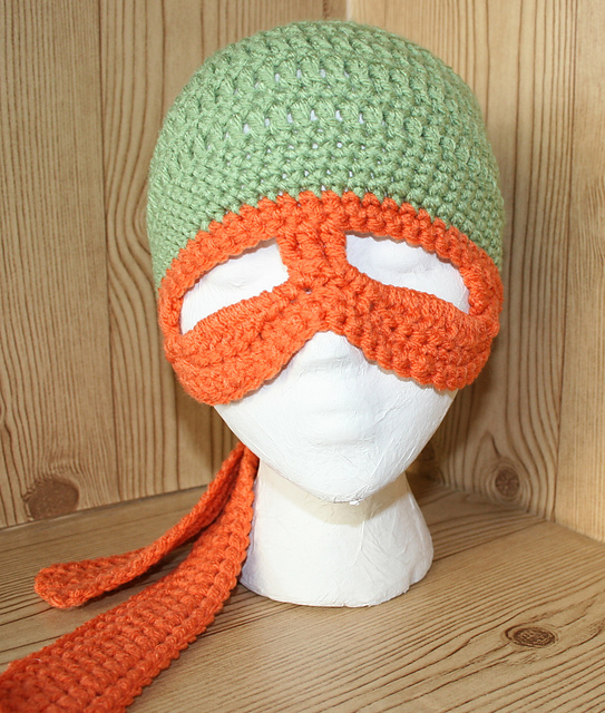 Ravelry: Crochet Ninja Turtle Hat pattern by Janet Spirik