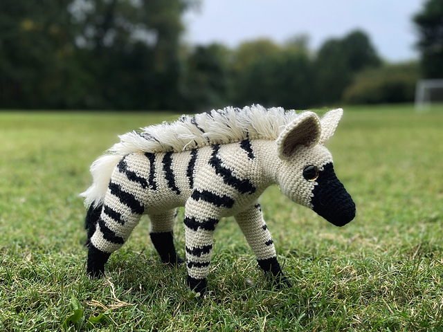 Ravelry: Aardwolf (Hyena) Amigurumi pattern by Jennifer Starbird
