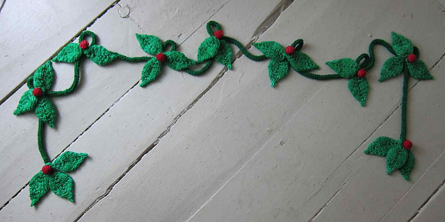 Ravelry: Holly Garland pattern by Julie H. Rose