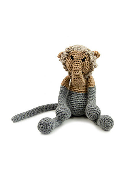 Ravelry: Keith the Probiscus Monkey pattern by Kerry Lord